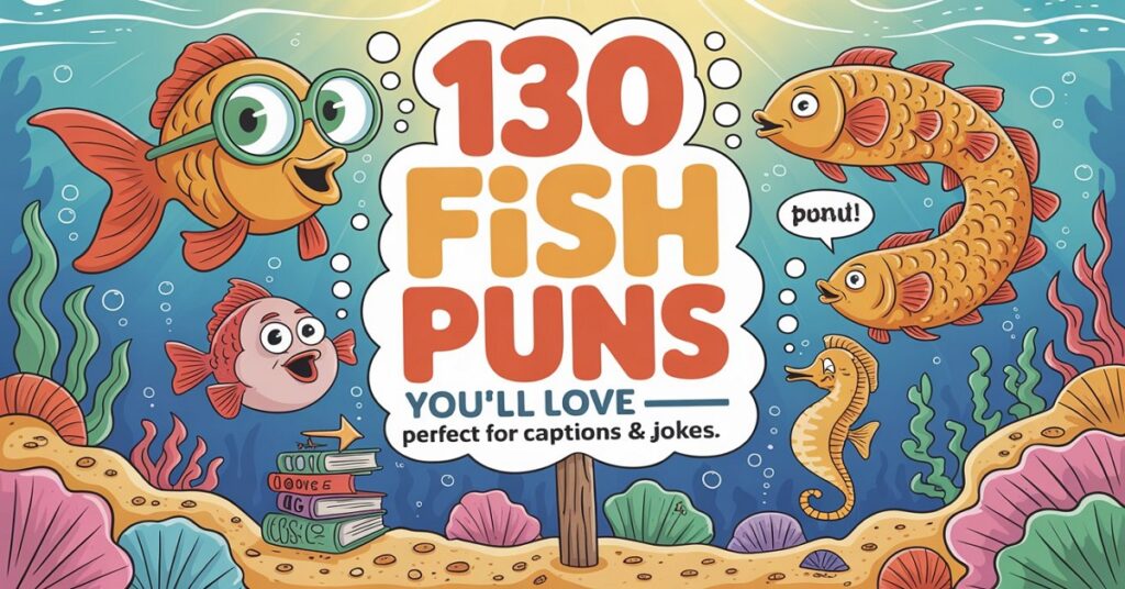 130 Funny Fish Puns You’ll Love — Perfect for Captions & Jokes - Puns Go