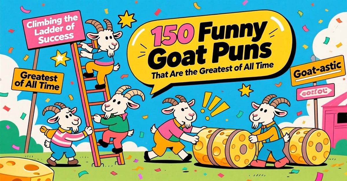 150 Funny Goat Puns That Are the Greatest of All Time - Puns Go