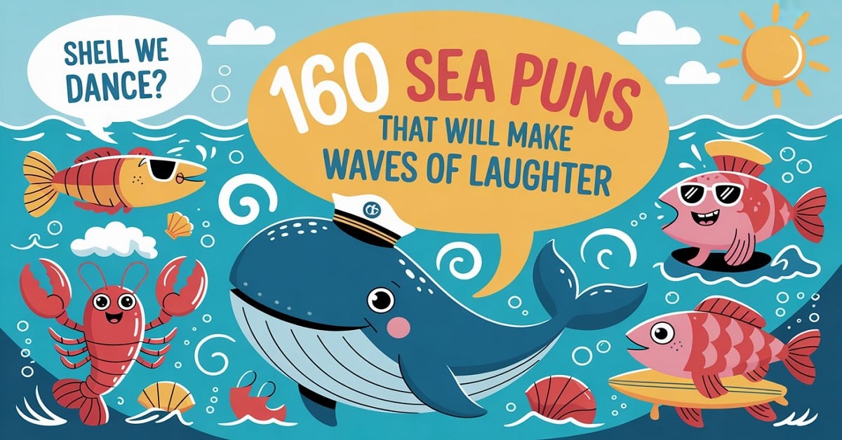 160 Sea Puns That Will Make Waves of Laughter - Puns Go